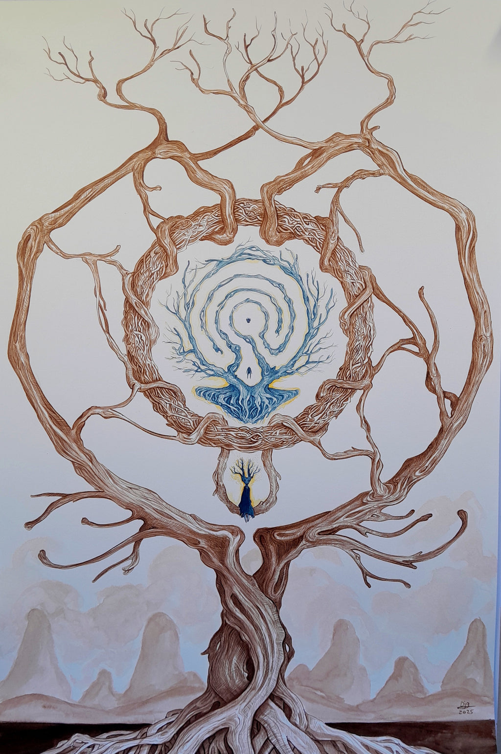 The Labyrinth Tree- day 14 of 50 days – ArtAtAfrica